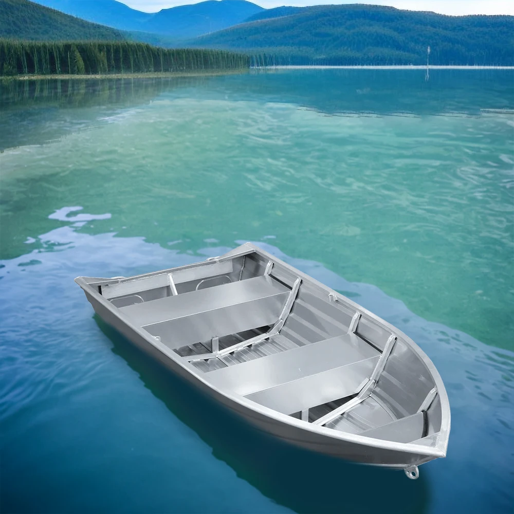 Kinocean 16ft Aluminum Jon Boat - Ideal for Fishing & Pontoons