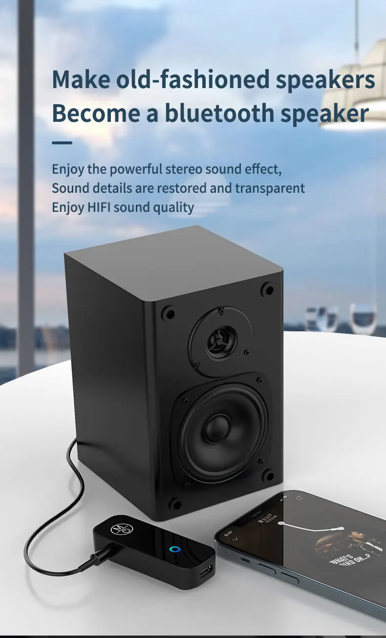 B28 New Design Aux Bluetooth Adapter Car Portable Hands-free Bluetooth ...