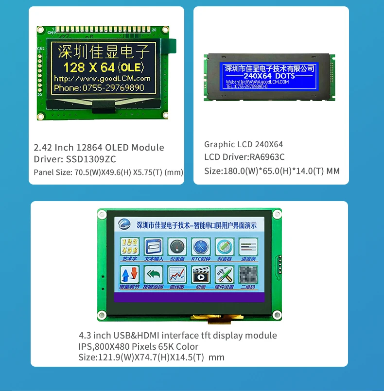 High Cost Performance SJXDGW013 HTN Positive LCD Display