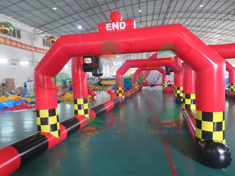 Inflatable Race Track - Ultimate Commercial Karting Fun