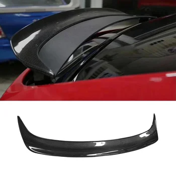 Rz Style Carbon Fiber Rear Spoiler Body Kit For Tesla Model X Rear Tail ...