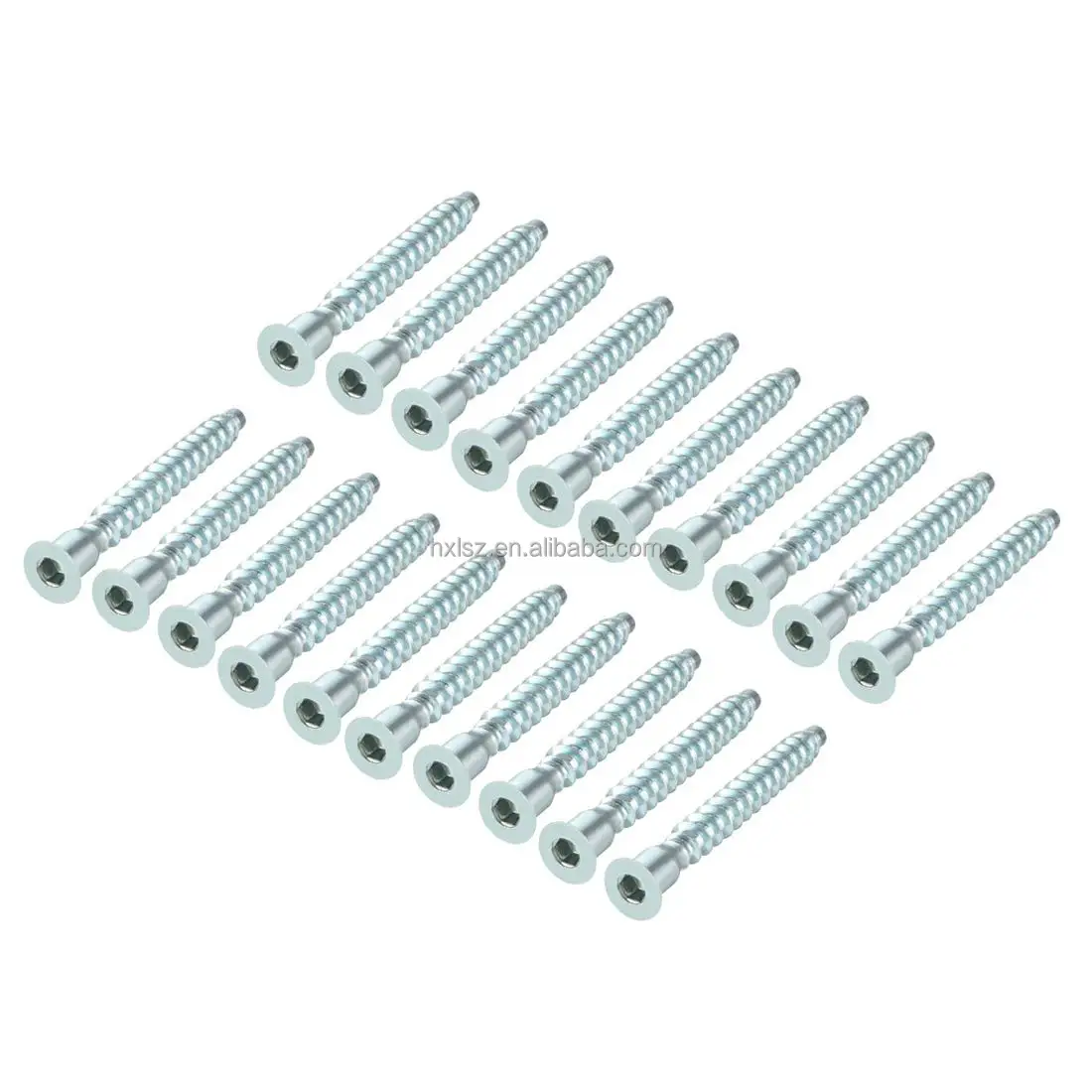 Hex Drive Flat Head Self Tapping Confirmat Screws for Wood