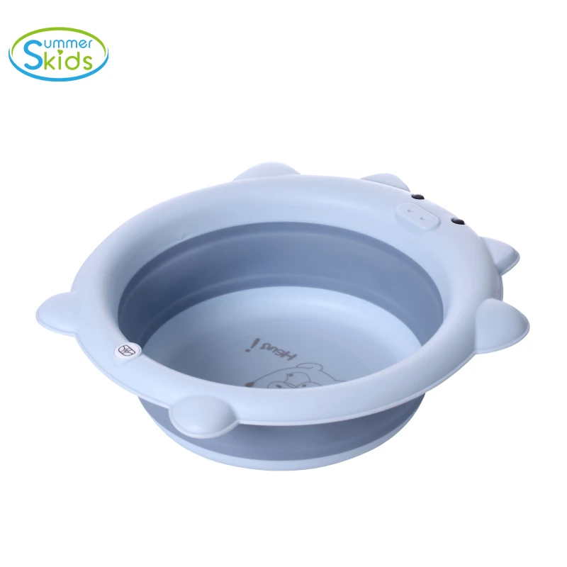 Portable Children's Cartoon Animal Shape Baby Bathing Basins Plastic ...