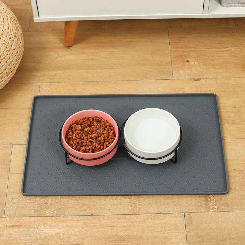Silicone Mat Pet Feeding Mat Food Grade Waterproof Non Slip Easy to ...