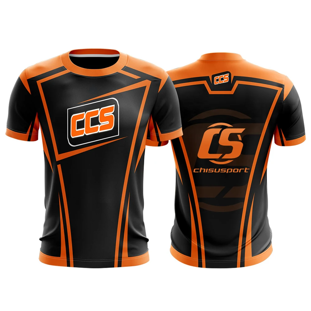 Sublimation Print Team Gaming Shirt Fashion Casual Shirts E-sports Wear ...