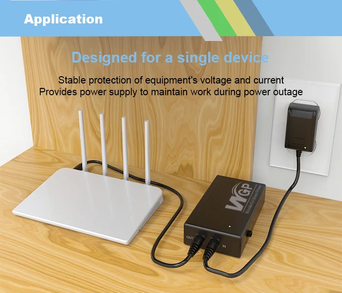 Wgp Mini Dc Ups 12v 2a Mini Ups Wifi Router Monitor Dc Ups For Router ...