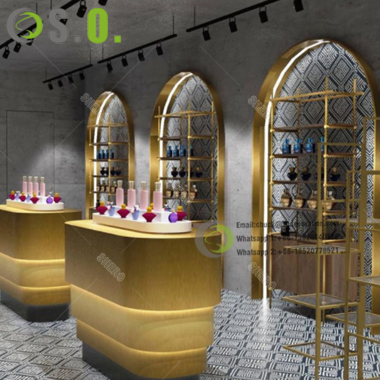 Perfume Shop Design Perfume Stand Display Decor Perfume Store - Buy ...