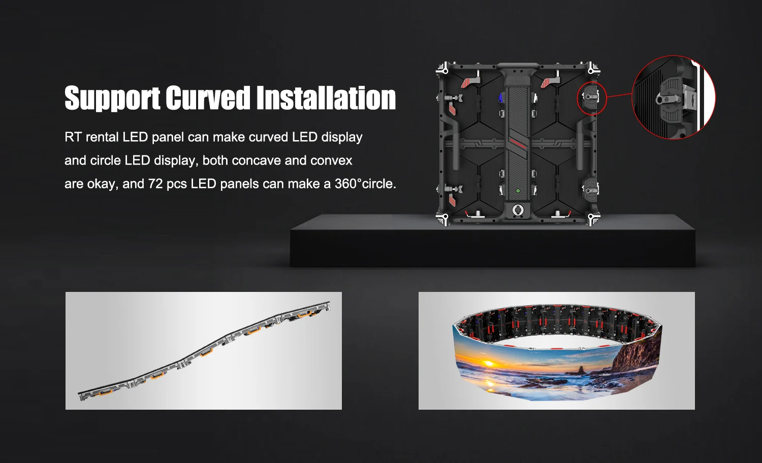 Turnkey Cheap LED Video Wall System Package 500x1000mm 500x500mm LED ...