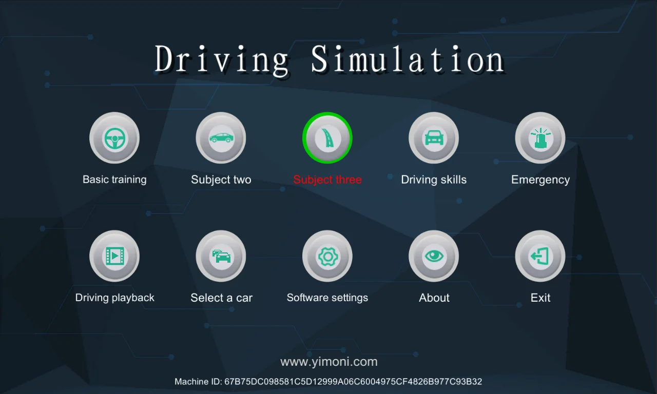 3 Screen Driving School Car Training Simulator - Good Price