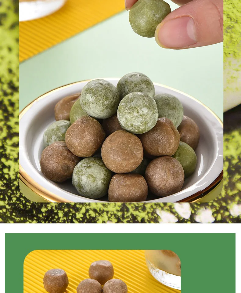 Newly 60g Hongyuan Gummy Jelly Candy Matcha Flavor Candy Exotic Snacks ...