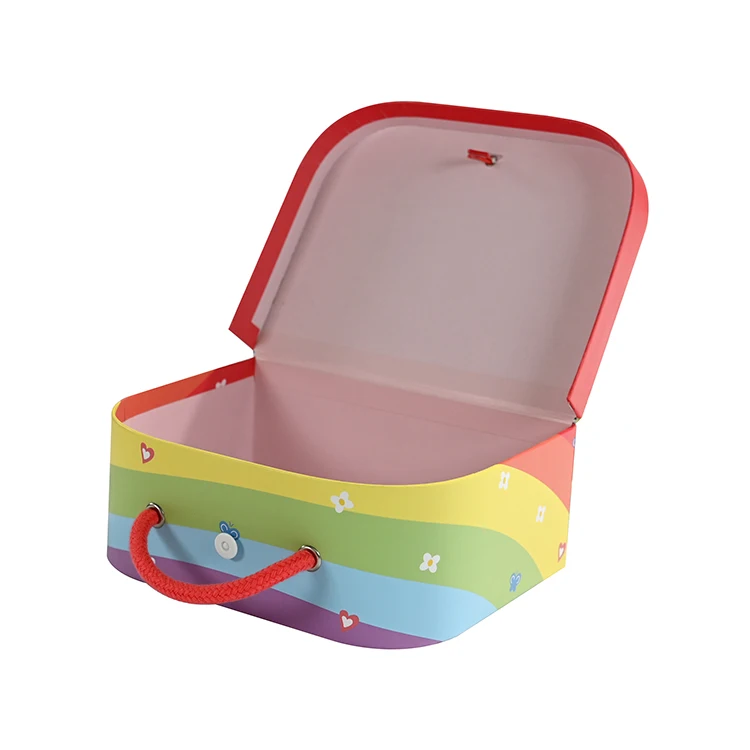 Wholesale Children Paper Valise En Carton Kids Mini Cardboard Suitcase ...