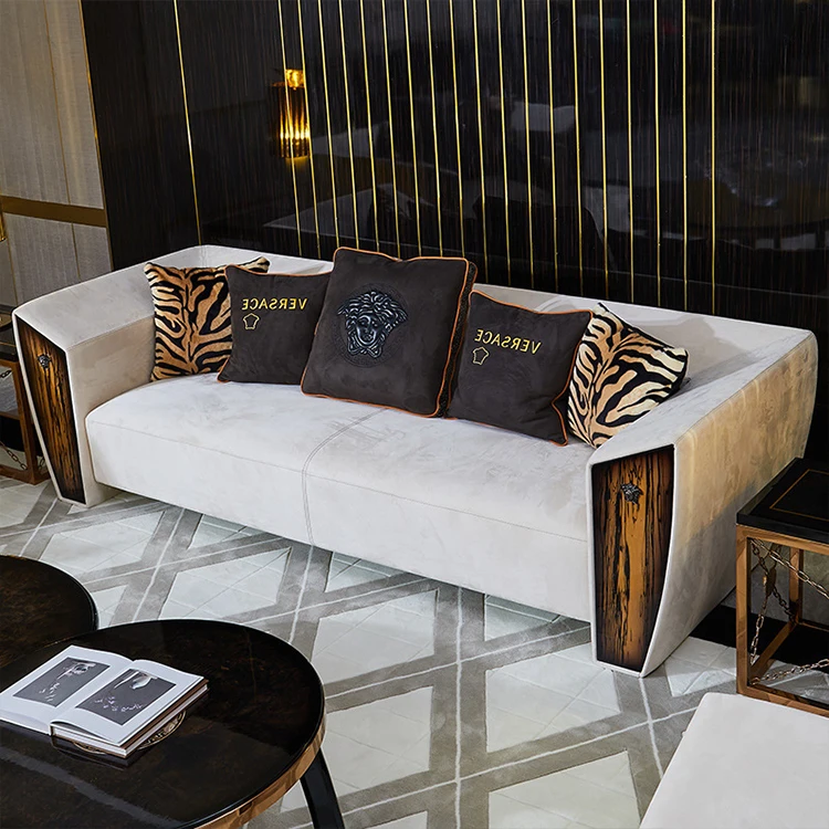 Versaces Design Sofa Set Furniture Living Room Modern Luxury Leather ...