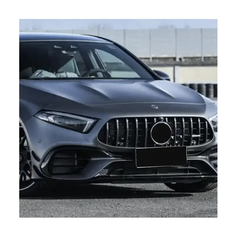 Front Grille Center Mesh Model Vertical Stripes W176 Modified Amg ...