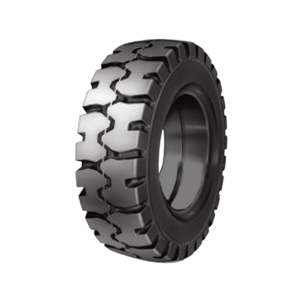 Forklift solid tire 5.00-8/3.00 6.00-9/4.00 6.50-10/5.00 new industrial ...