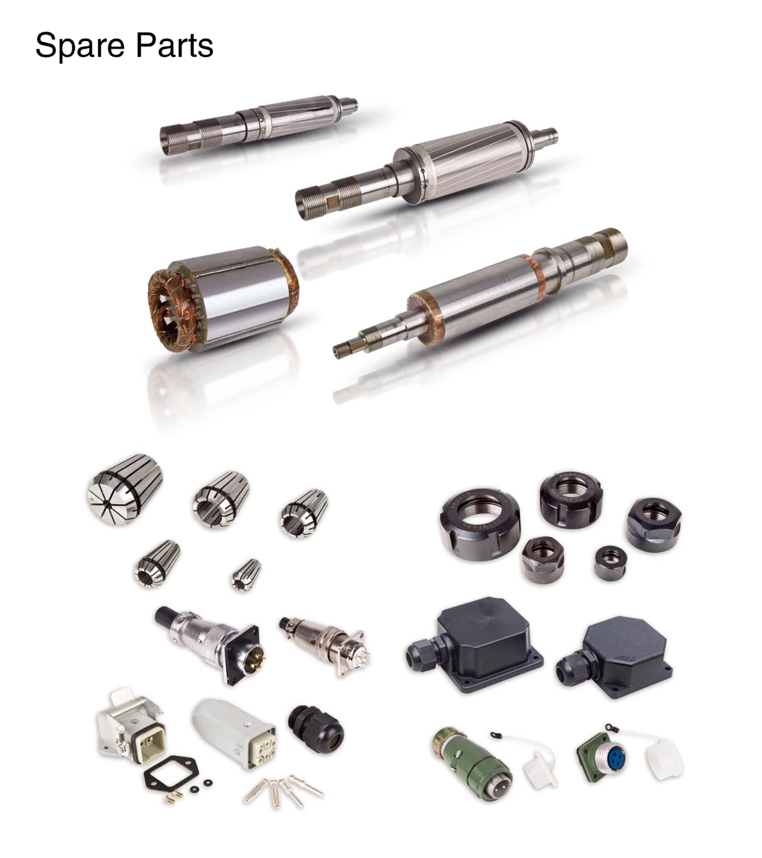 High Torque Spindle Motor Iso20 2.2kw 24000rpm Atc Spindle Cnc Spindle ...