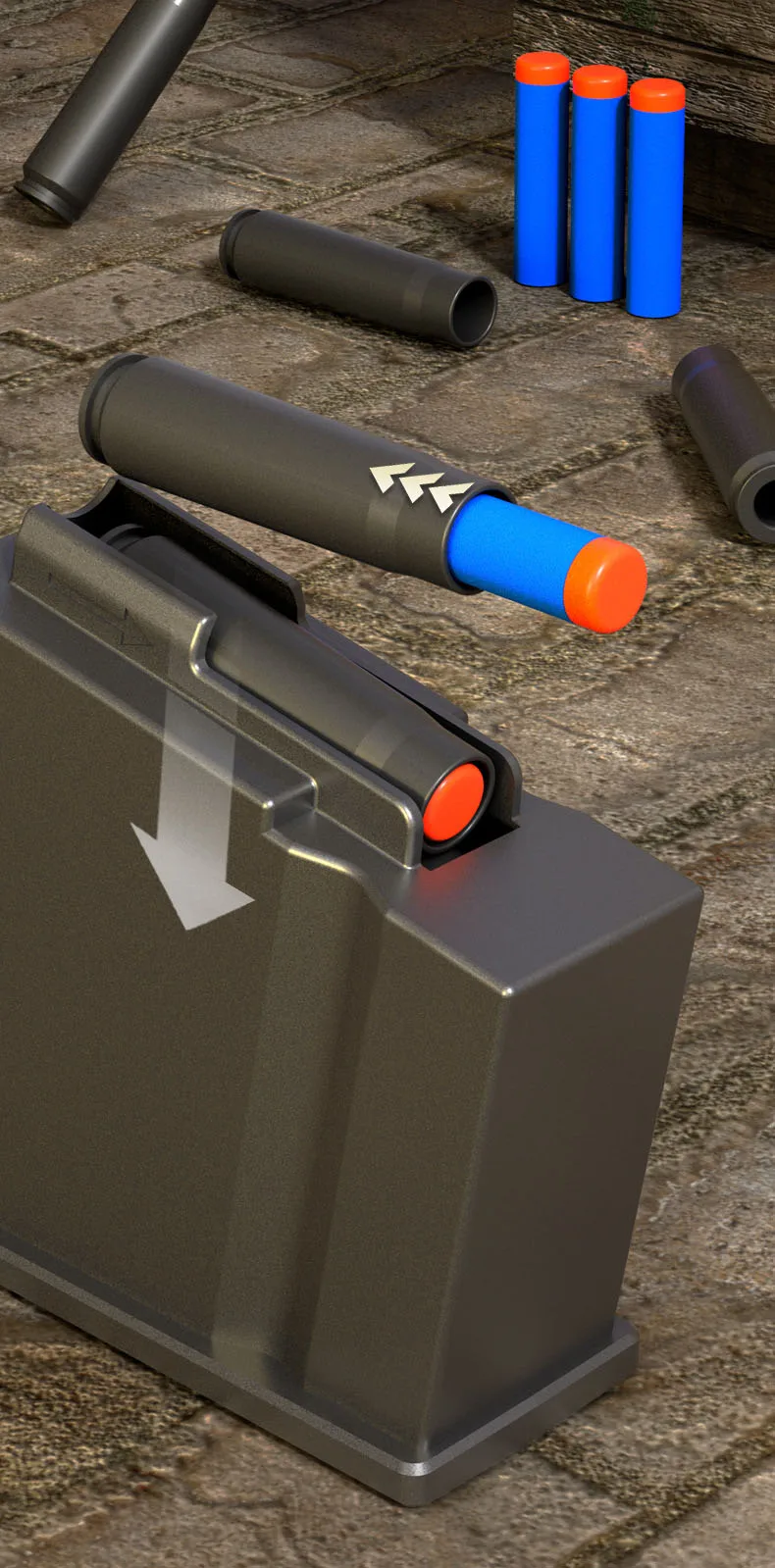 140cm Eject Shell Metal Toy Gun Sniper Soft Bullet Gun Toys Plastic ...