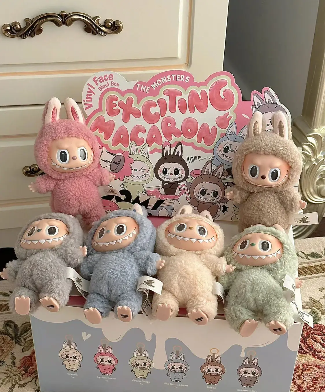 Original Popmart Labubu Plush Doll Premium Design Action Figure Box ...