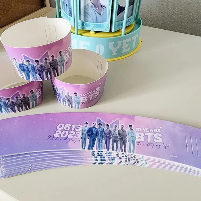 Custom Kpop Cupsleeve - Perfect for Events and Promotions