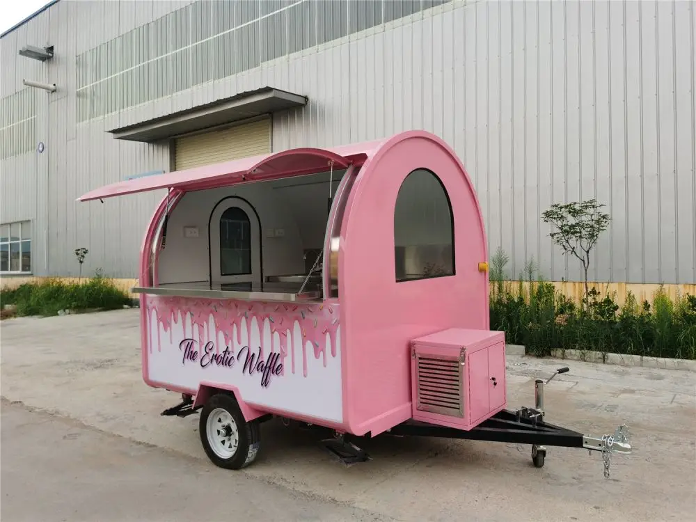 Small Buffet Bakery Shop Street Food Cart Trailer – Mobile Food Trailer ...