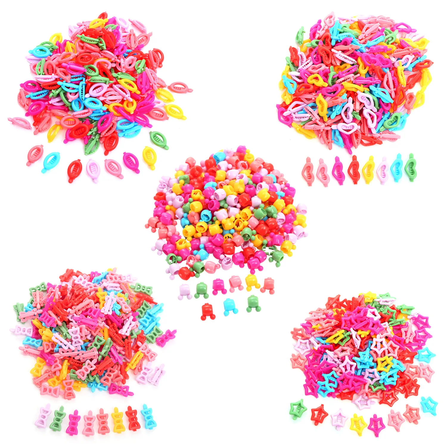 Mylulu 2024 Cheveux Hinge Hair Barrettes for Little Girls Snap Barrette ...