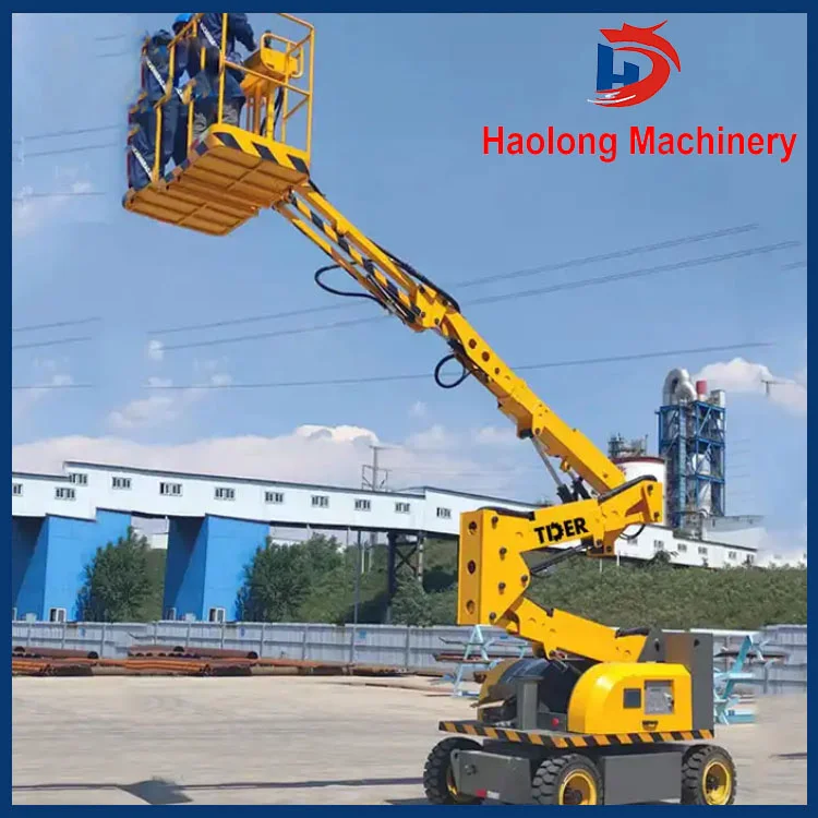 Ce Iso Approved 16m 20m Hydraulic Mobile Automatic Electric Or Dc Power Boom Lifts For Sale ...