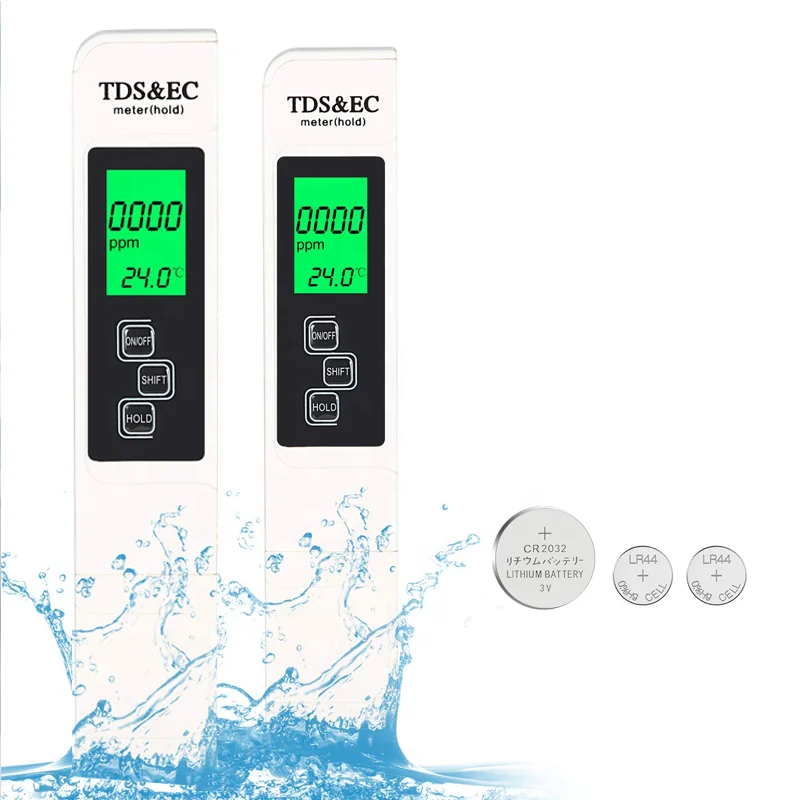 Portable Tds Ec Meter Temperature Tester Pen 3 In1 Function ...