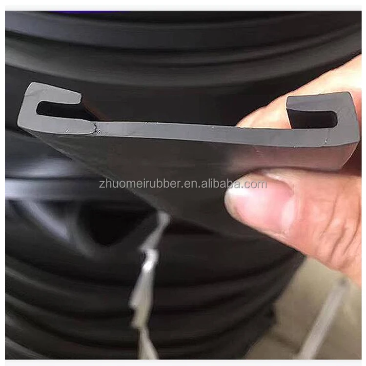 C Channel Fuel Tank Strap Chafe Rubber, 3mm Thick EPDM/Nitrile, Oil ...