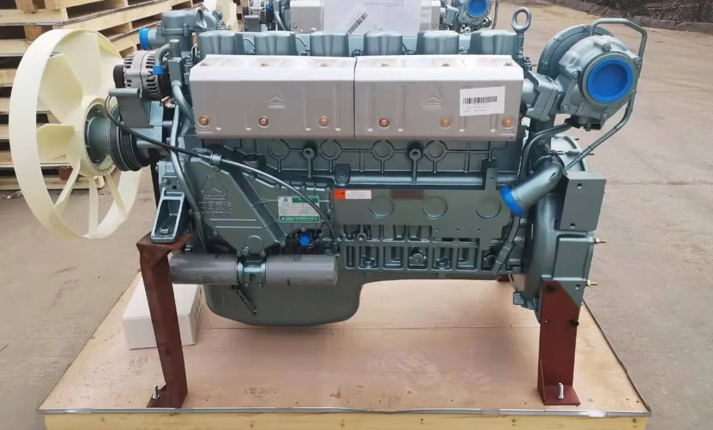 Original Used Sinotruk Howo Wd615 375Hp Diesel Engine for Sale Truck ...