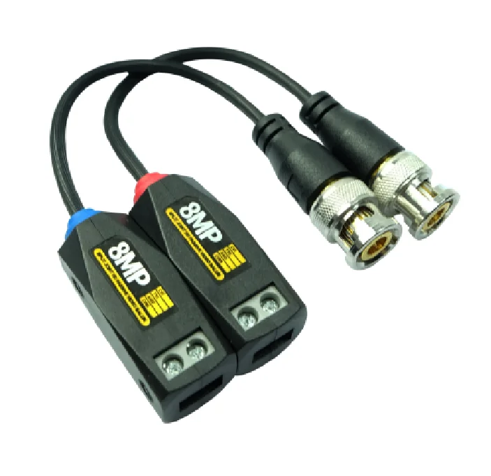 8mp Hd Cctv Video Balun Connector Signal Amplifier Cctv System Ip Security Camera Ce Rohs ...