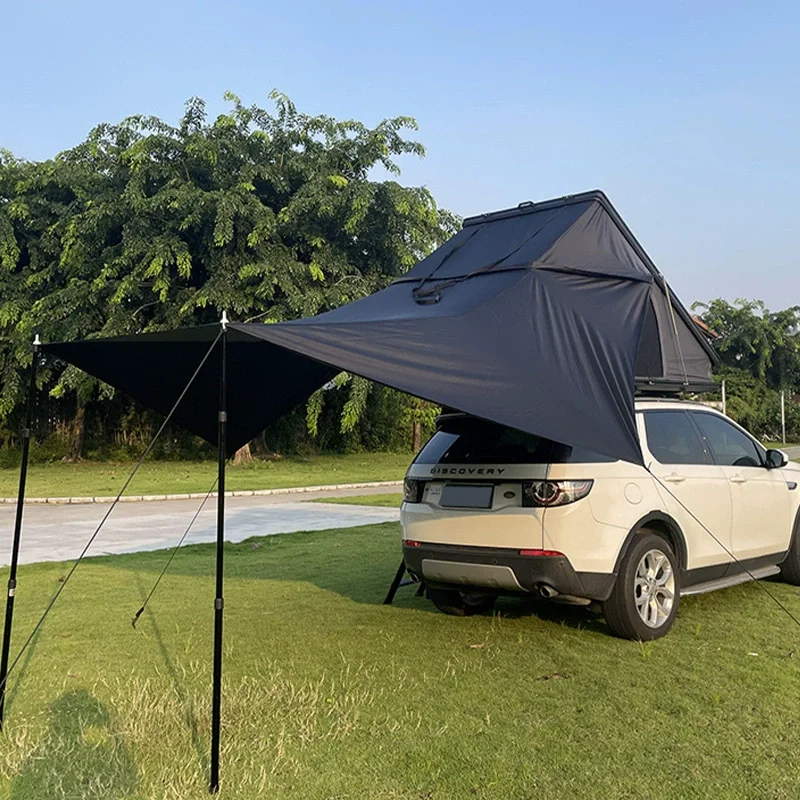Portable Roof Tent Car-side Tent Multi-person Outdoor Camping Rainproof ...