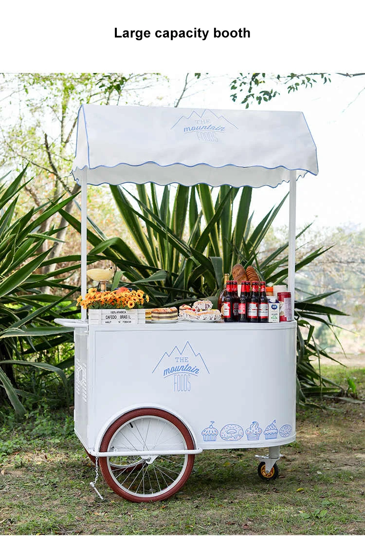 Coffee Bike Push Cart Handcrafted Tricycle for Mobile Coffee Shop ...