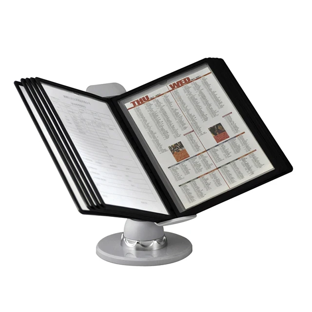 office desk display stand with 10 pockets A4 grey| Alibaba.com