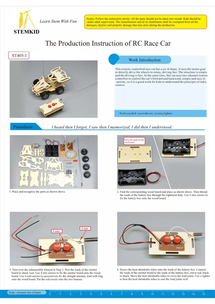 Kids Best DIY STEM Materials - RC Cars Hobby Remote Control