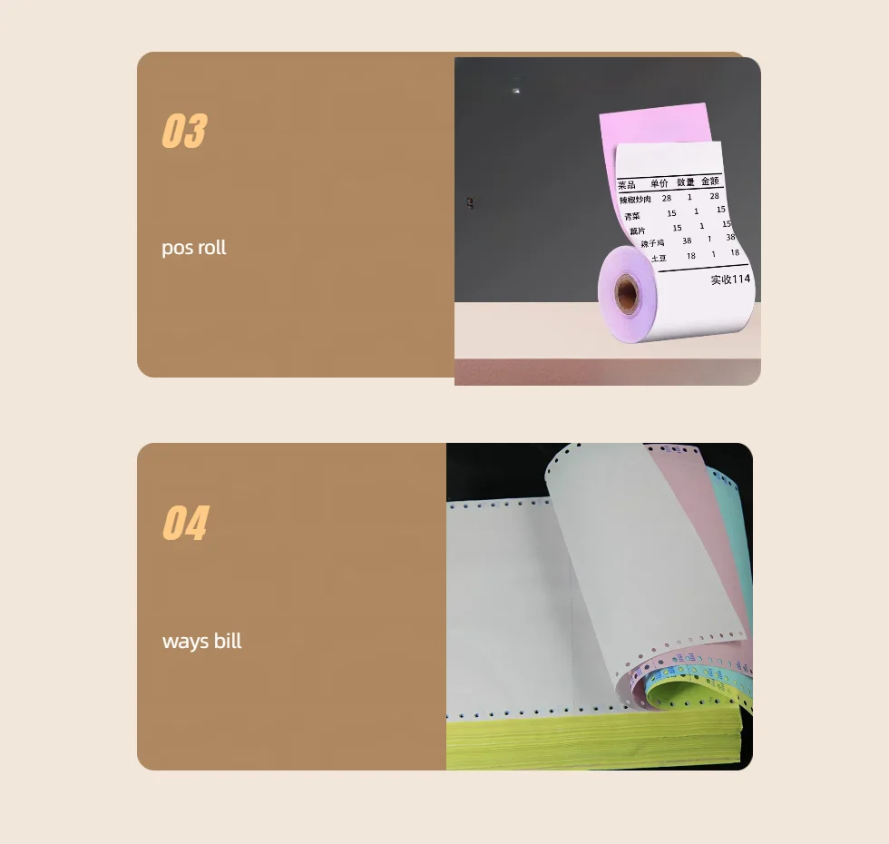 China Mill Computer Continuous Carbonless Paper Printer Paper Cb55gsm ...