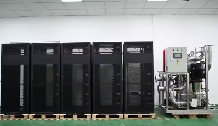 Powerful Hydro Water Cooled Smart Cabinet for 12/20 Pcs 480V High Power ...