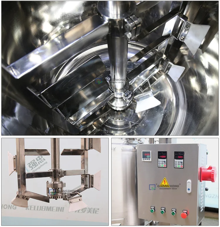 100L Cosmet Mixer - Efficient Vacuum Emulsifying Tank