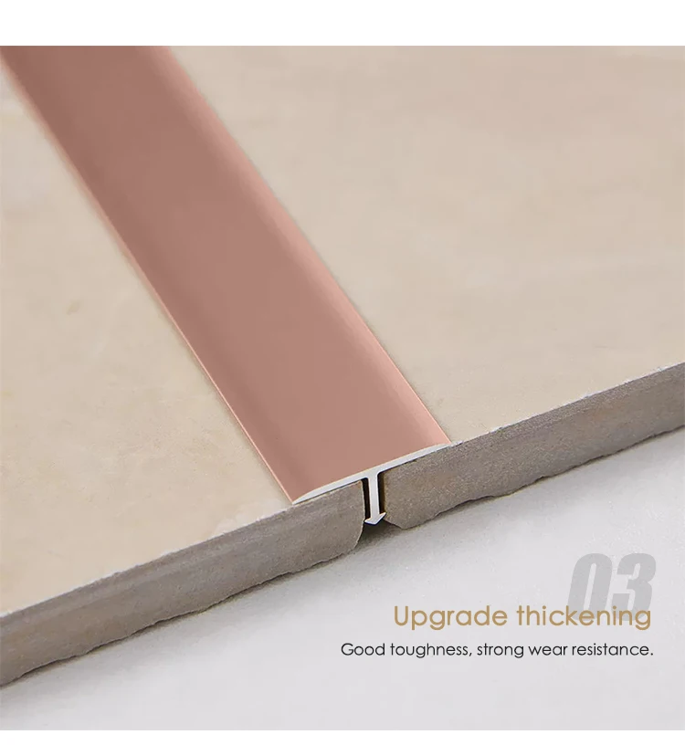 Toco T Shaped Tile Trim Decorative Brass Trim Decorative Aluminum Trim ...