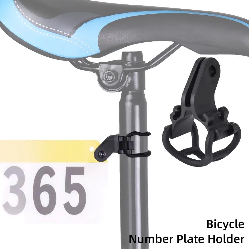Bike Triathlon Racing Number Plate Mount Holder for Bicycles