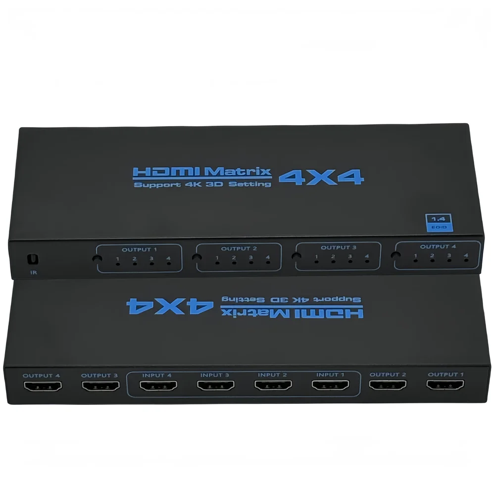 4K HDMI Matrix Switch 4x4 - Split & Control Video Streams