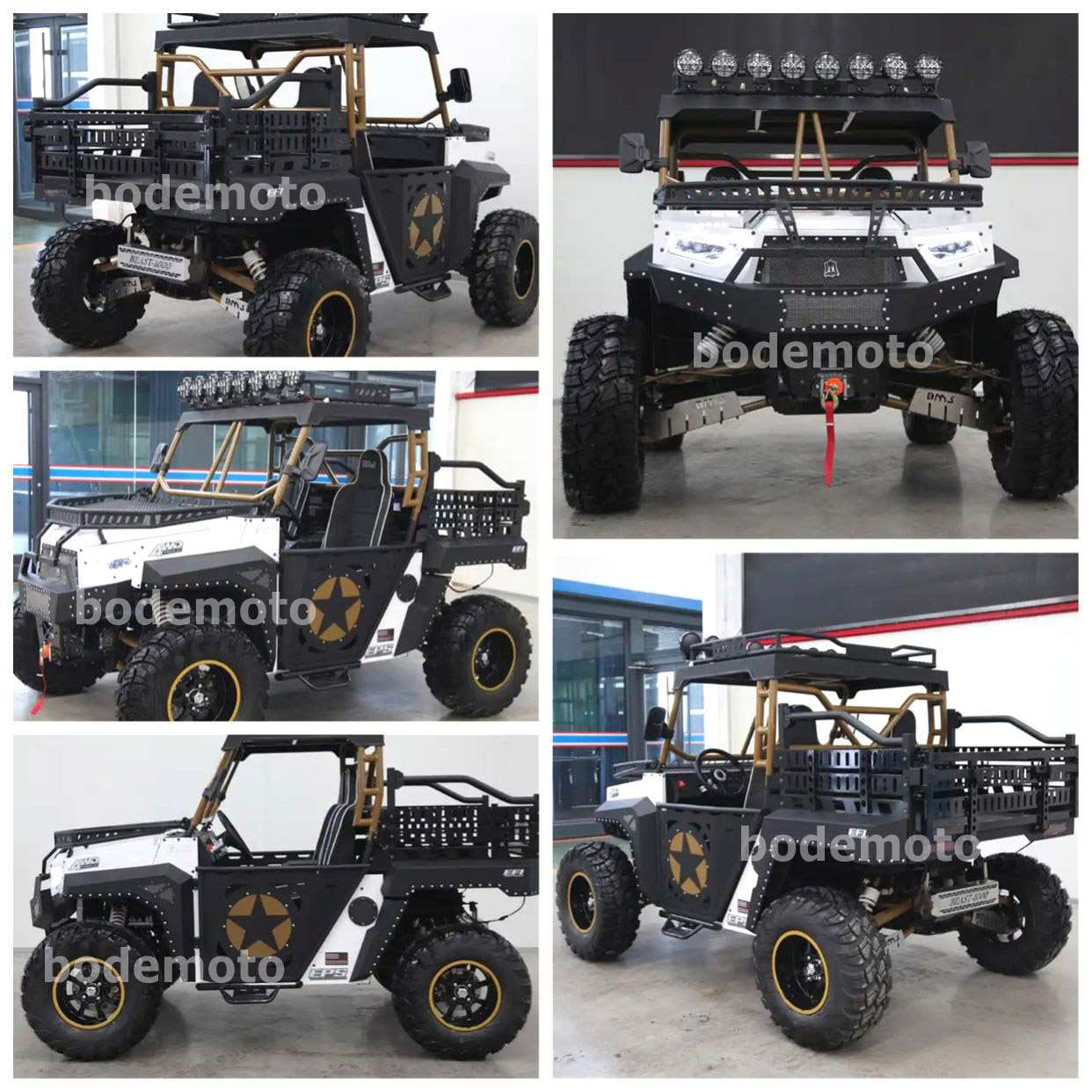 Bode UTV 1000CC - Durable 4 Seat Diesel Side by Side