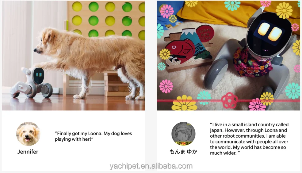 Loona AI Pet Companion Robot - Interactive Fun for Cats & Dogs