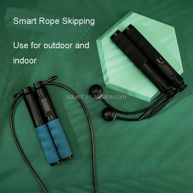Counting Skipping Rope Led Adjustable Wireless Pvc Weighted Digital ...