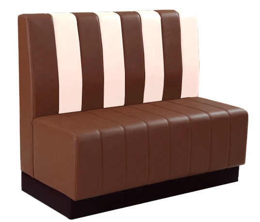 Fast Food Furniture Booth Seat Custom Restaurant Wooden Sofa Booth ...