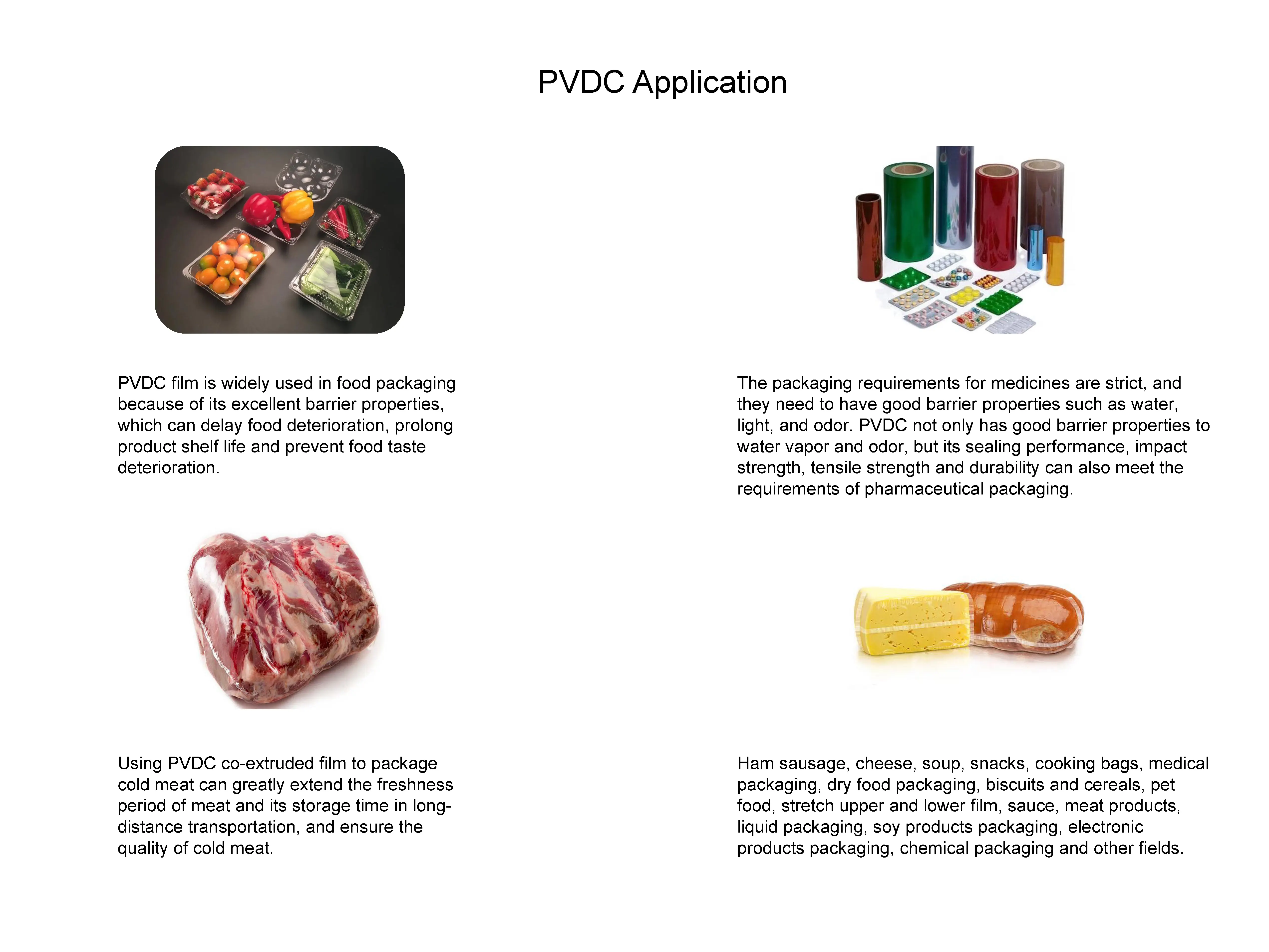 Polyvinyl Dichloride (PVDC) Powder Resin for Food Packaging