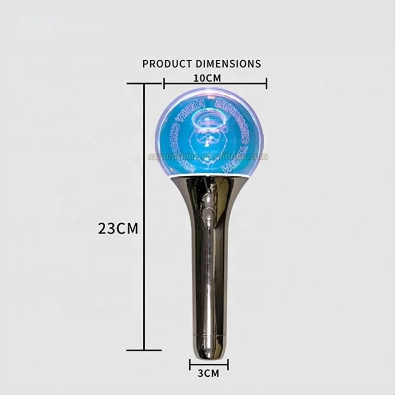 Japan Korea Kpop Custom 3D RGB LED Light Stick Electroplate Bomb ...