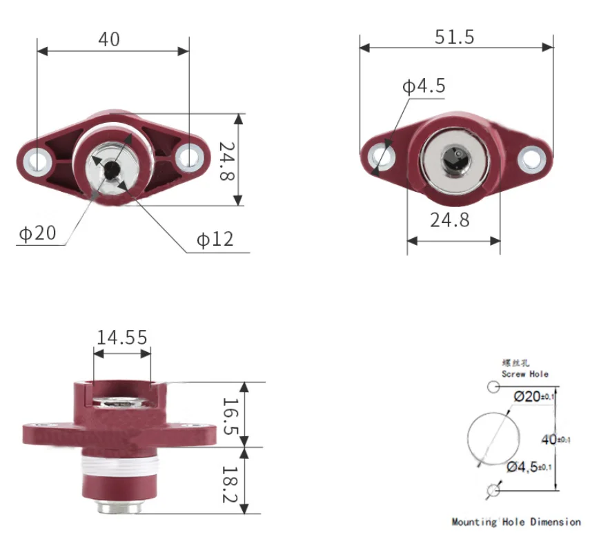 150a High Current Energy Storage Cabinet Power Terminal Round High ...