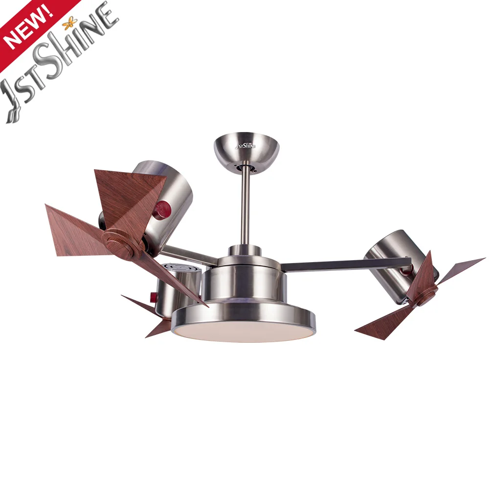 1stshine Ceiling Fan Bedroom Antique Remote Control Led Mini Plastic ...