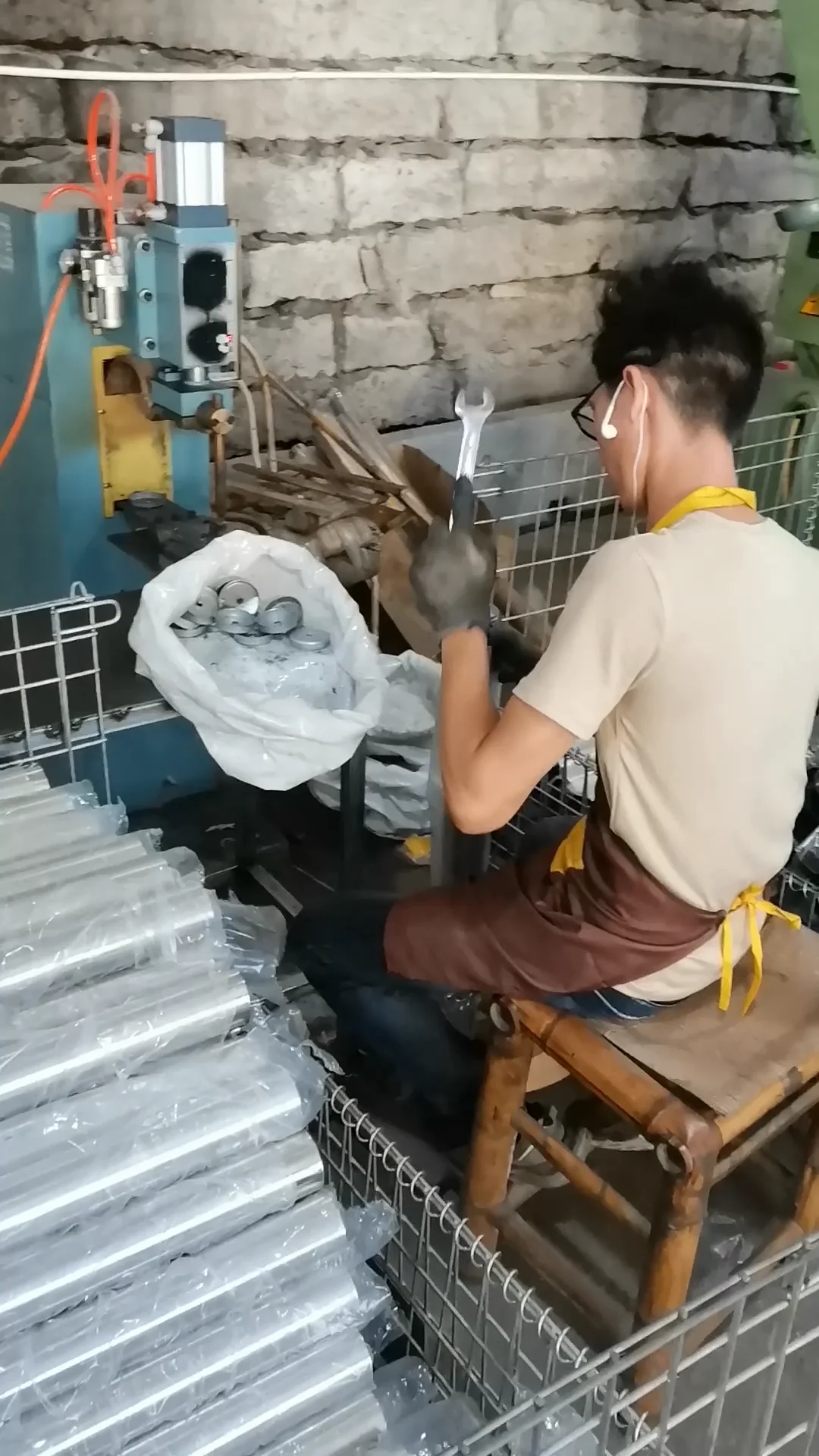 Gold Stainless Steel Store Cashier Tiang Antrian Crowd Control ...