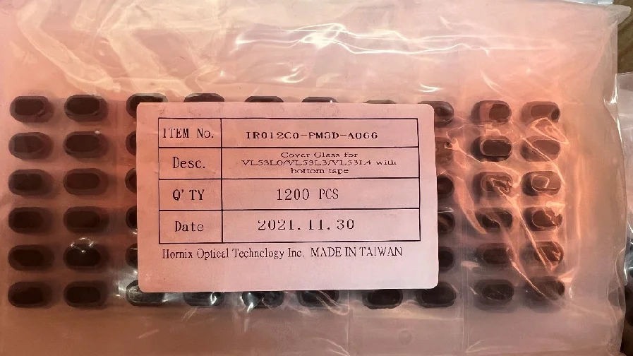 Hot Selling Hornix Optical Technology Cover Glass For Vl53l5 With ...