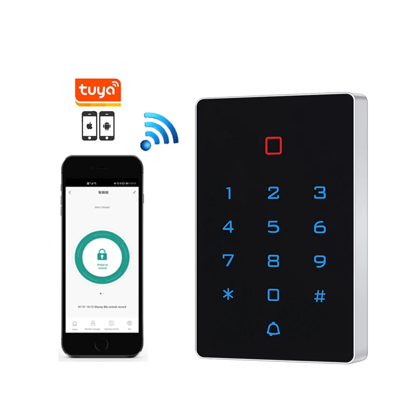 S4a Security Wifi Door Access Control System Controller With Tuya App - Buy Door Access Control ...